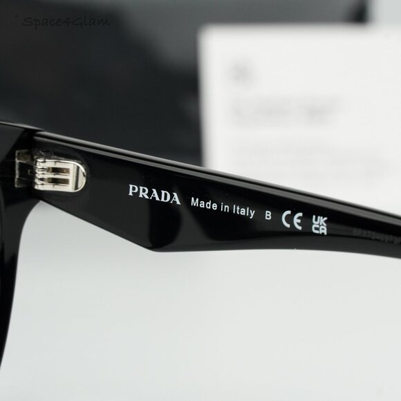 Prada | Accessories | Brand New Prada Pra5v 6k1o1 Black Women Cat Eye ...